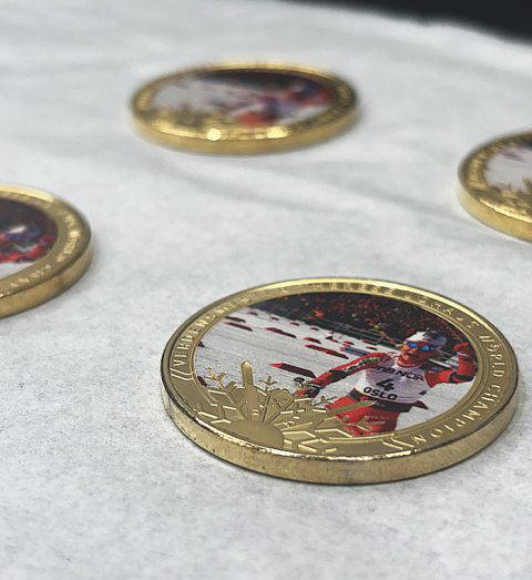 UV Printing on Selective Plated Coins and Medals